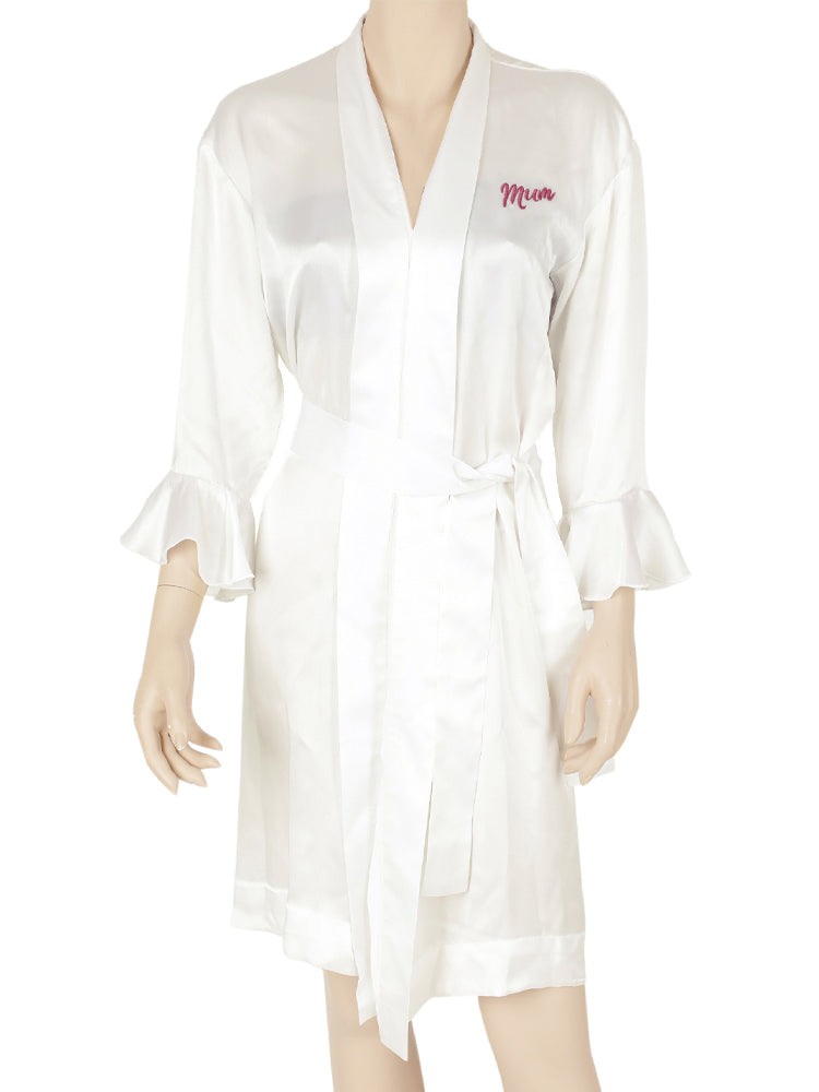 Mum Silk Robe | The Lumiere Co